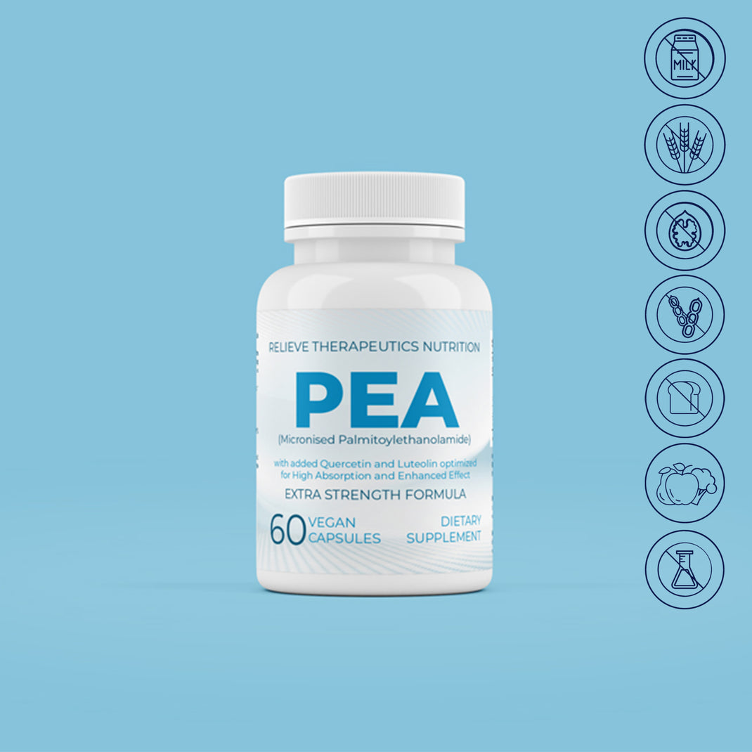 Natural Relief: Palmitoylethanolamide (PEA) Capsules – PEA for PAIN